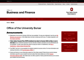 treasurer.ohio-state.edu info. Bursar | Office of Business and Finance